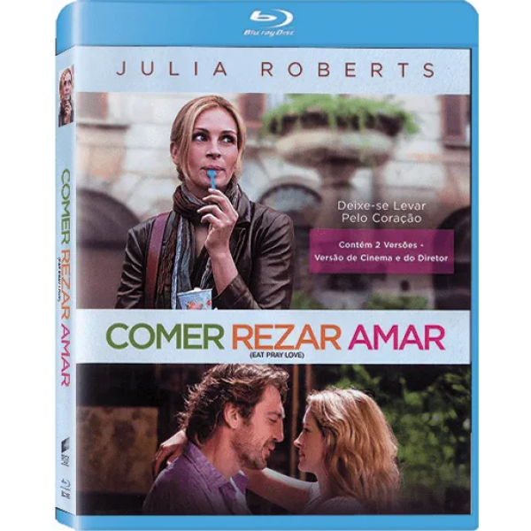 Blu-ray - Comer Rezar Amar - Com Duas Versões do Filme (Julia Roberts)