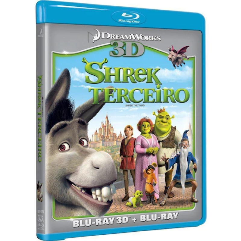 Blu-ray - Shrek 3 (3D + 2D) - Mike Myers - Eddie Murphy - Cameron Diaz