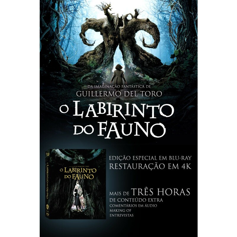 Blu-ray - O Labirinto do Fauno - Edição de Colecionador (Guilhermo Del ...