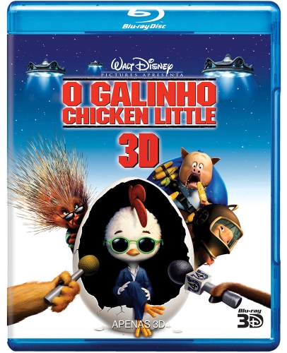Blu-ray - O Galinho Chicken Little (3D)